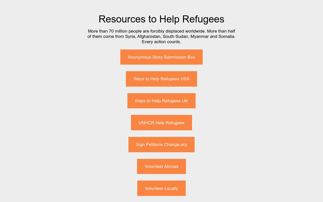 Resources to Help Refugees